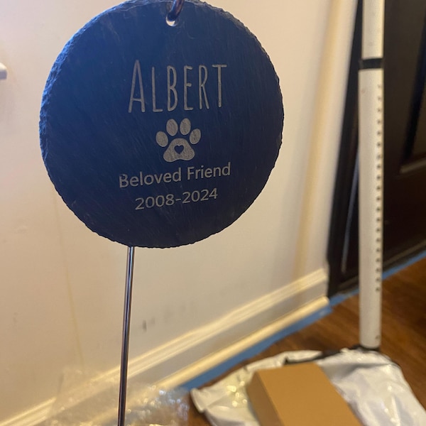 Custom Pet Garden Marker,pet Memorial Stone,memorial Garden,garden Sign ...