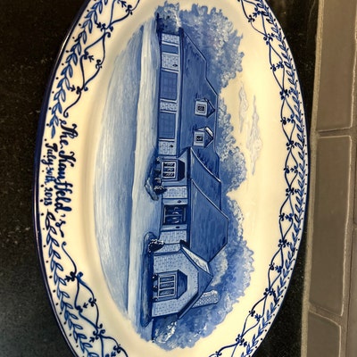 Custom Family Plate, Hand Painted Porcelain, Personalized Initials Gift ...