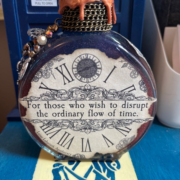 Color Changing Time Travel Potion Bottle: Steampunk Fantasy Decor - Etsy