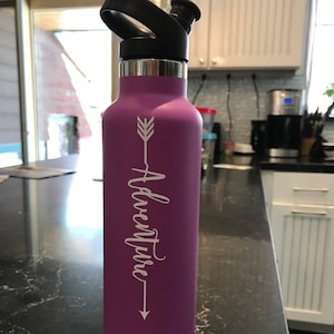 Adventure Arrow Vinyl Decal Adventure Awaits, Water Bottle Decal ...