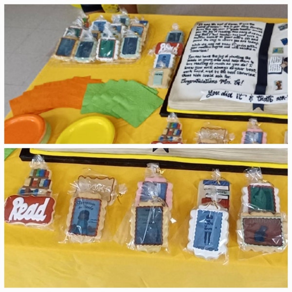 Library Cookies - Book Club - One Dozen - Etsy