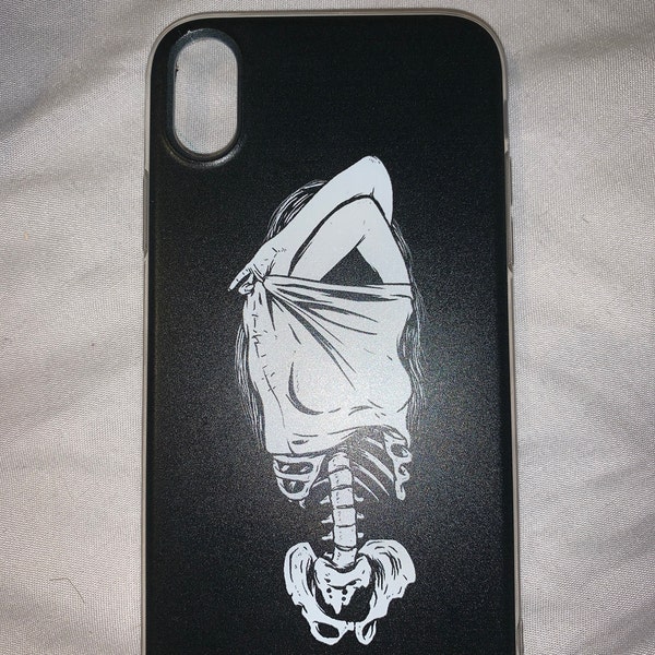 Aesthetic Skeleton Phone Case Skull Cover for iPhone 17 Pro Max, 16e ...