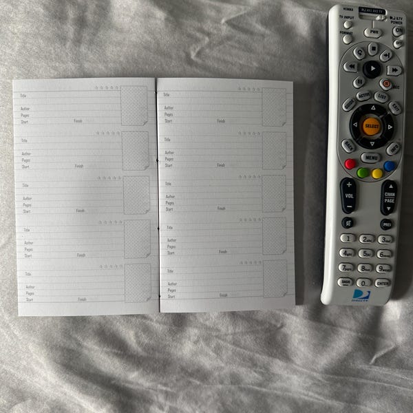 Book Review Half Index Cards 4 in X 3 in | 1 1/2 in X 1 in Sticker ...