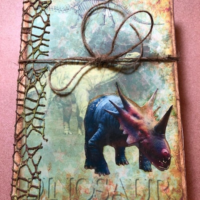 Dinosaur Junk Journal Printable Kit , Boys Dinosaur Book, Kids, Boys ...