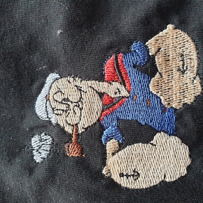 Popeye Embroidery Machine Files, 23 Designs, 4 Inch Hoop, Olive Oyl ...