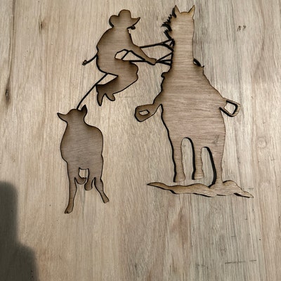 Team Roper Silhouette PNG SVG - Etsy