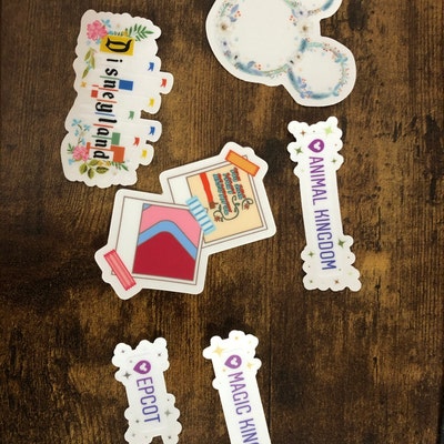 Epcot Destination Drop Pin Transparent Sticker/ Mickey Disney World ...