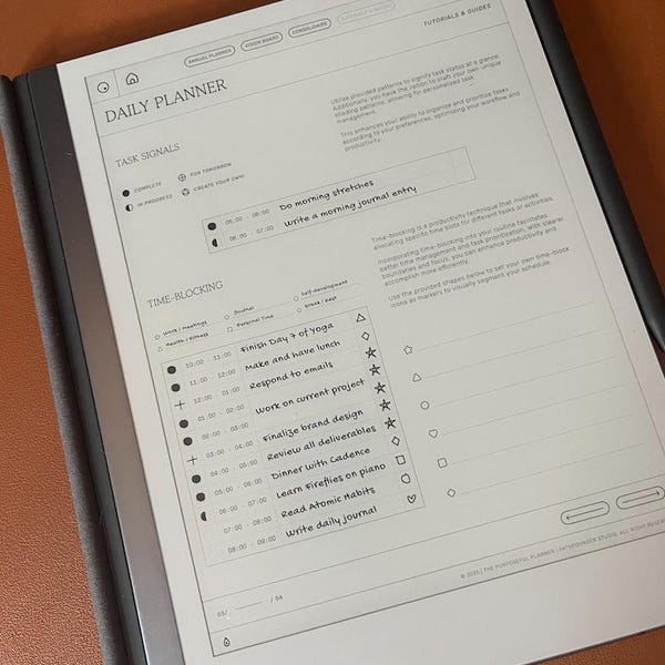 Productivity Bundle for Remarkable Paper Pro | 6-in-1 Digital Planner ...