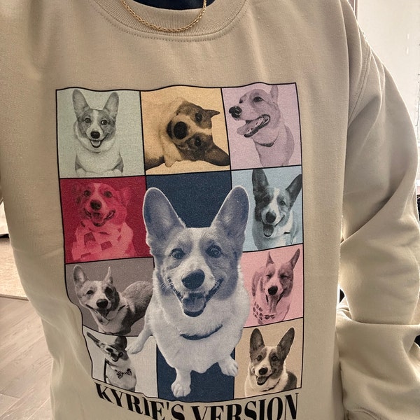 Customizable Eras Sweatshirt, Eras Tour Gift for Dog Mom, Crewneck Fan ...