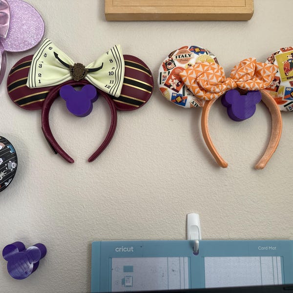 Mickey Themed Ear Display Wall Mount - Etsy