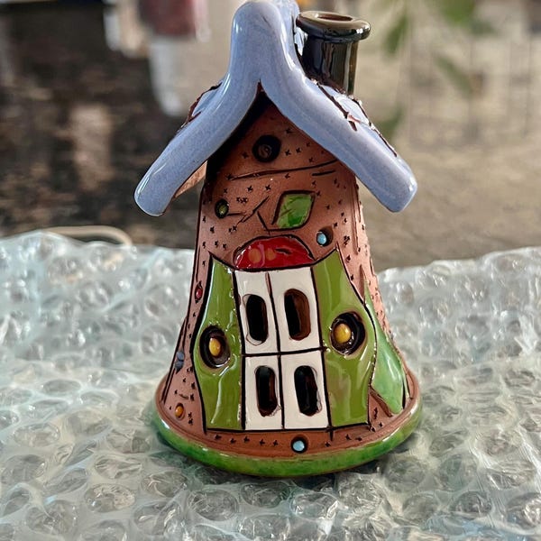 Ceramic Incense House. Handmade Incense Holders. Incense Cone Burner ...
