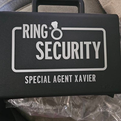 Ring Security Case, Ring Bearer Briefcase for Wedding, Ring Security ...