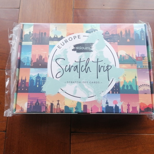 Scratch off Cards and Poster Set "scratchtrip - Europe" - Etsy UK