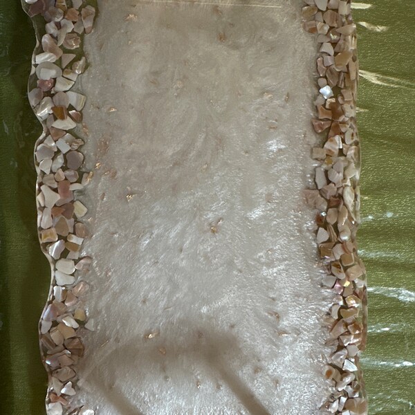 Resin Tray / Green Resin Tray / Emerald Green Resin Tray / Decorative ...