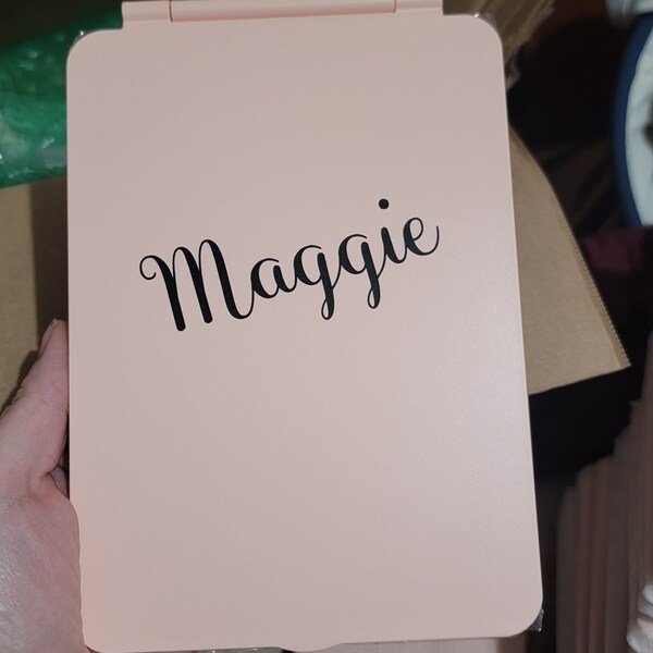 Personalized LED Light up Compact Mirror: Bridal Party Birthday Special ...