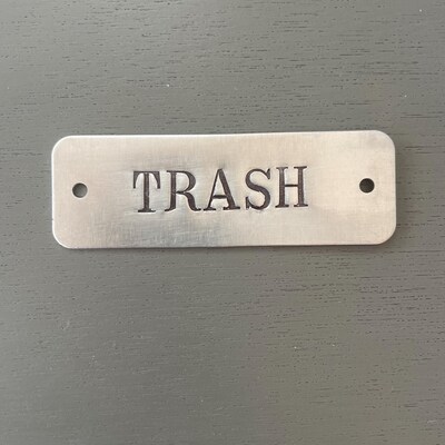 Custom Hand Punched Hotel Room Numbers Locker Numer Tag Industrial Tag ...