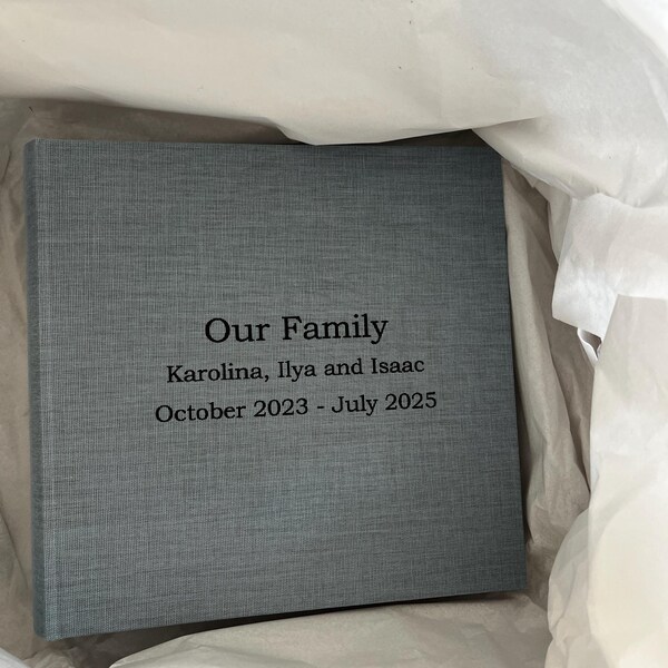 Extra Large Traditional Book Bound Photograph Album With Opaque ...