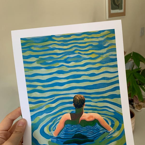 Swimming Pool David Hockney Downloadable Art Print - Etsy