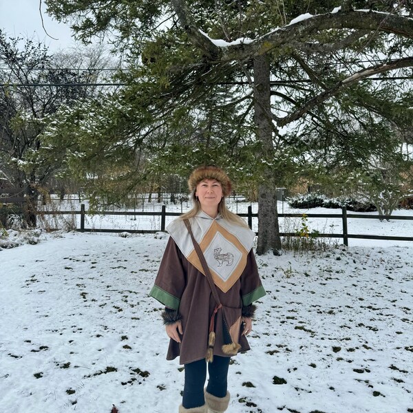 LARP Hood Linen Medieval Hood Early Medieval Viking Hood Made According ...