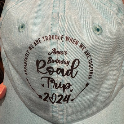 Girls Trip 2023 Hat, Girls Weekend Hat, Apparently We're Trouble When ...