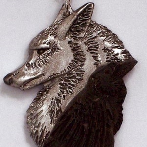 Ravenwolf.....hand Carved in Fine Pewter Black Raven - Etsy