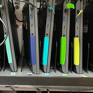 Classroom Laptop Label for Classroom Organization With Color Coded ...