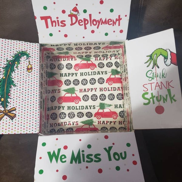 Christmas Care Package for Deployment / Winter Military Gift for Long ...