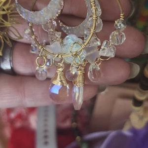 Crystal Barrette, Raw Crystal Barrette, Witchy Crystal Hair Clip ...