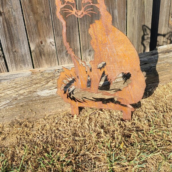 Rusty Metal Fox Garden Fox Fox Decoration - Etsy