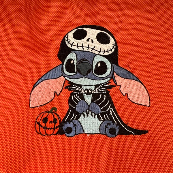 Halloween Embroidery Designs, Jack Stitch Embroidery Design, Nightmare ...