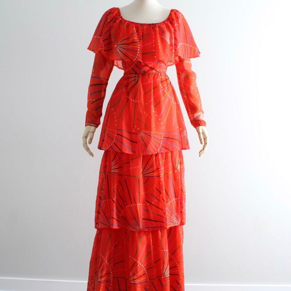 1970s Blue Macrame Lace Trimmed Suit by Lilli Ann | MEDIUM - Etsy