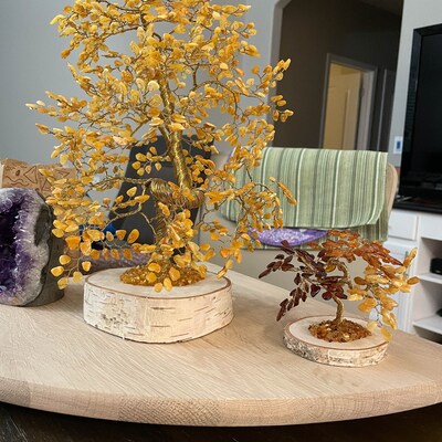 Amber Tree of Happiness Willow Tree 8cm 100% Natural 45 Baltic Amber ...