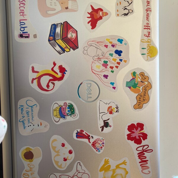 Orange Disney Sticker Pack for Water Bottles and Phone Decals Disney ...