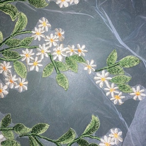 Wildflower Veil for Bride, Secret Garden Wedding Veil, Colorful Floral ...