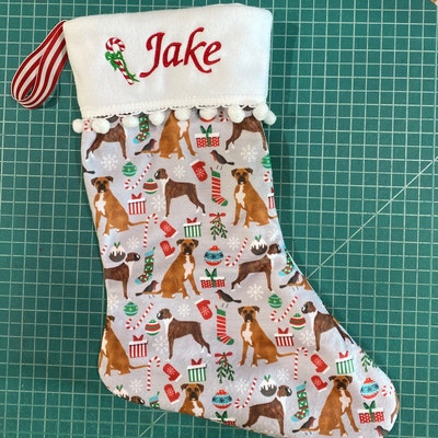 Labrador Retriever Christmas Stocking / Dog Stocking / Personalized ...