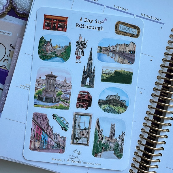 Copenhagen Stickers for Travel Journal Sticker for Journal Europe ...