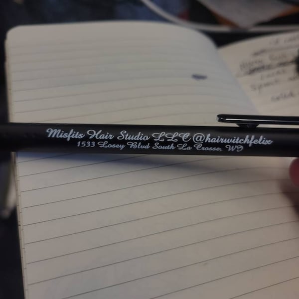 12 Custom Printed Bright Lights Imprinted Pens Personalized. Stylus ...