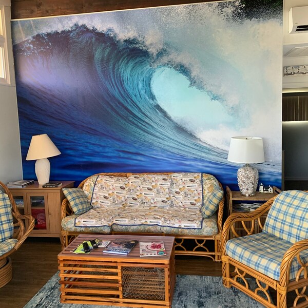 The Perfect Wave MURAL, Ocean Wallpaper, Large Wall Mural, Self ...
