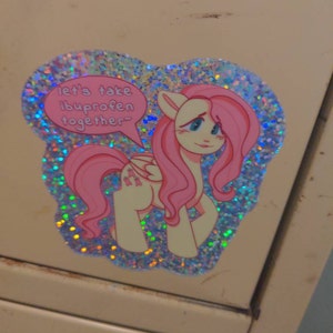 MLP TBH My Little Pony Autism Creature Vinyl Sticker Sheet A5 8x6 In ...