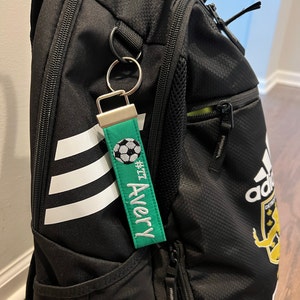 Personalized Sports Tag / Sports Keychain / Monogrammed Key Fob ...