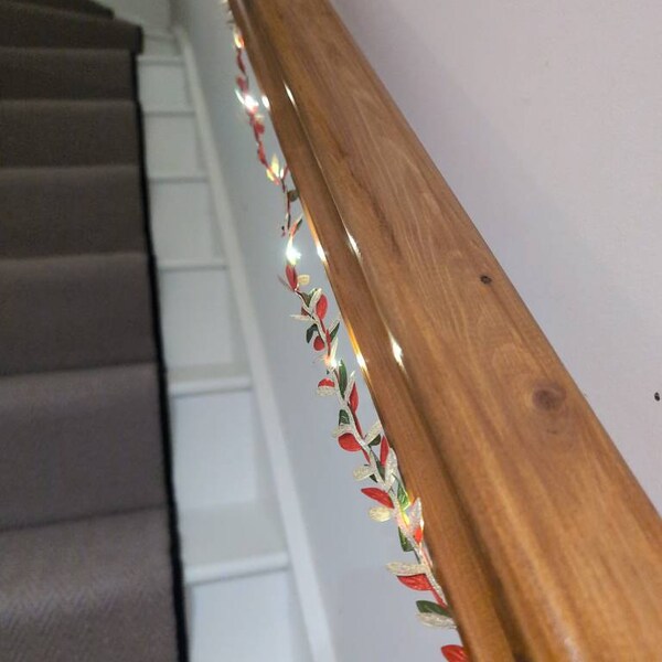 Black Leaf Fairy Lights Gothic Wedding Table Decor Garland Dark ...