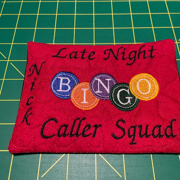 Bingo Design Machine Embroidery Instant Download 4x4 5x5 5x7 6x6 8x8 - Etsy