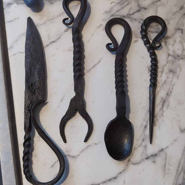 Hand Forged Medieval / Viking Eating Spike / Scribe - Etsy