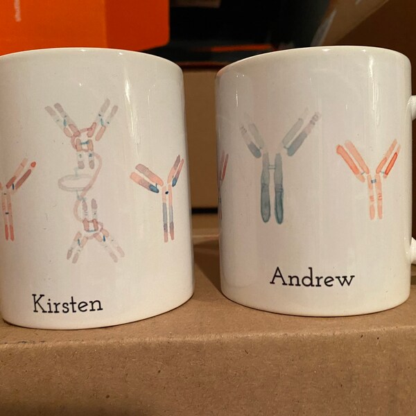 Neuron Birthday Card - Minimalist Neurobiology Science Greeting Card ...