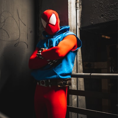 Scarlet Spider Ps 4 Shell and Lenses With Cloth Mask - Etsy