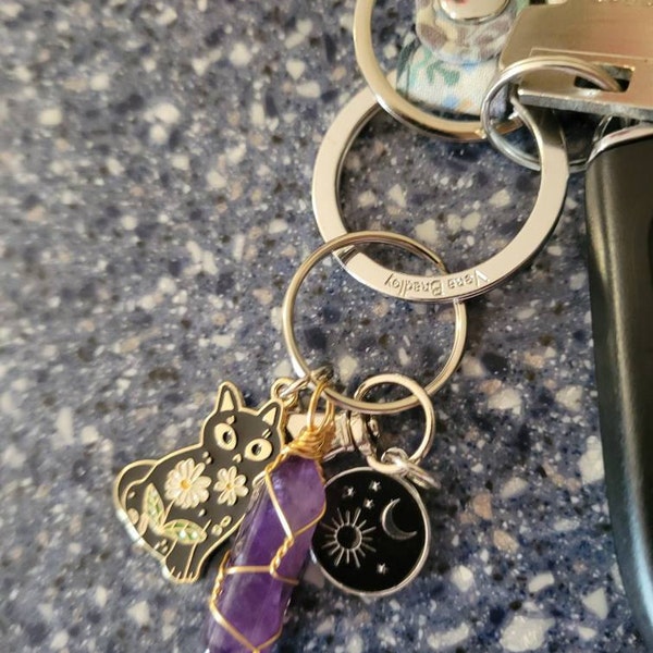 METAPHYSICAL Bag Charm, Keyring Green Fluorite Natural Stone the Star ...