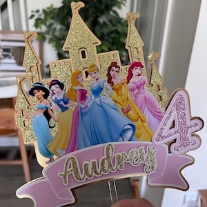 Princess Cake Topper, Princess Cake, Pink Cake Topper - Etsy