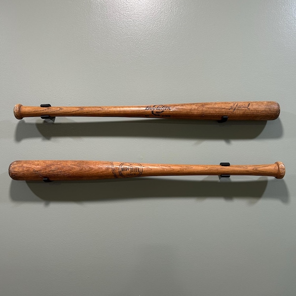 Mini Baseball Bat Wall Mount Bracket (qty. 3) - Etsy