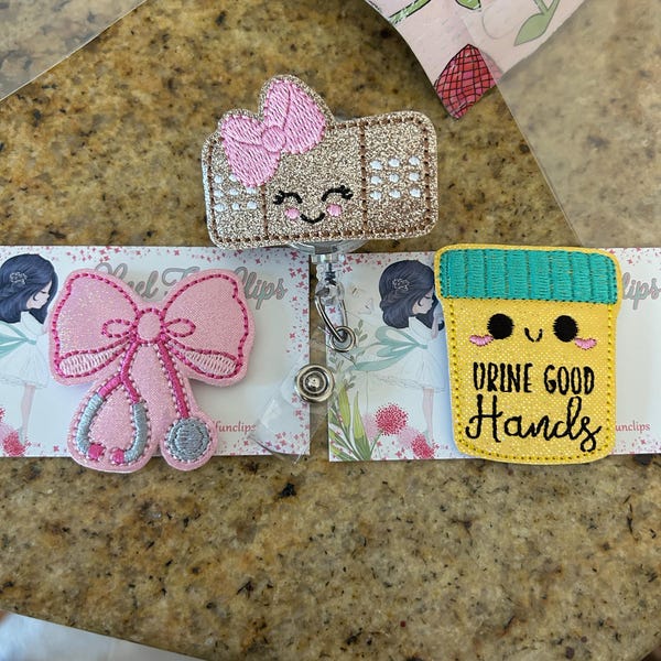 Fertility Badge Reel - OBGYN- Labor and Delivery- Feltie Badge Reel ...