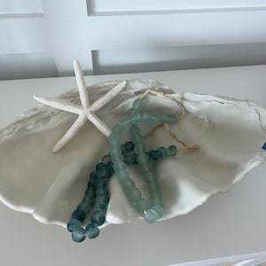 48 Recycled Java Glass Beads Translucent Sea Glass Beads - Etsy